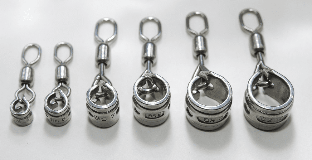Clips swivel 7,0 mm 4/0 welded ring/oval ring – Berglon