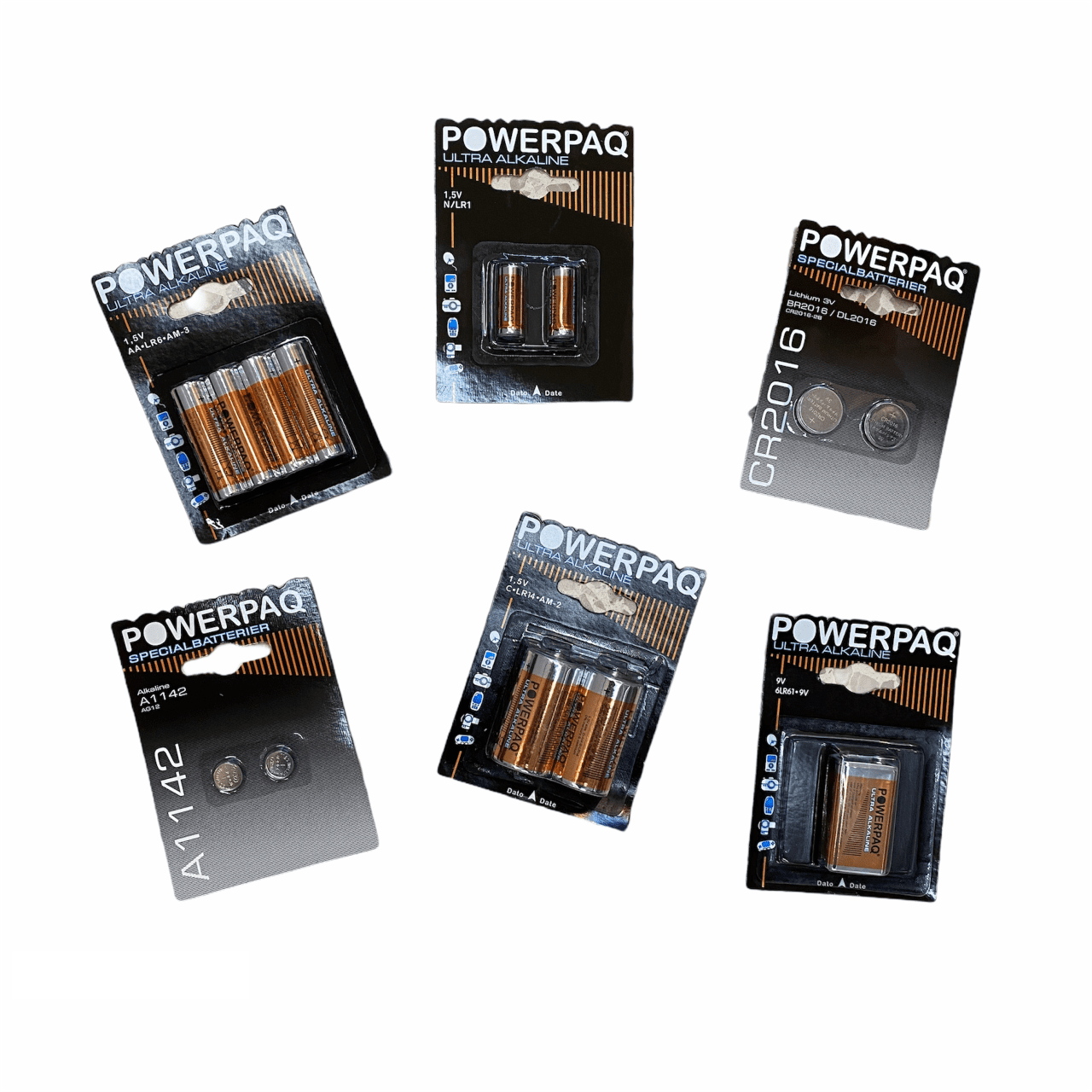 Battarí Powerpaq Alkaline – Berglon