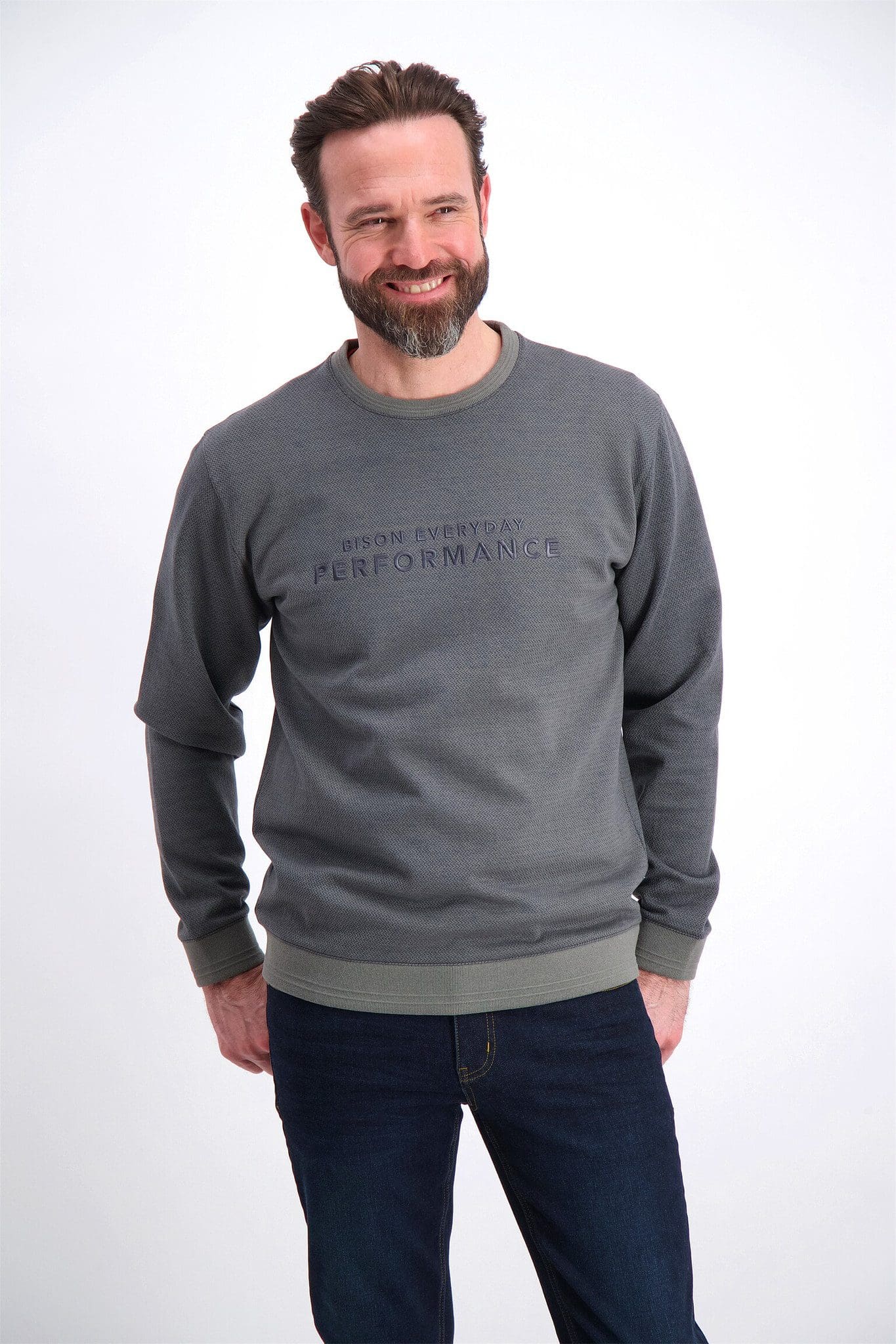 Superflex sweatshirt army mel – Berglon