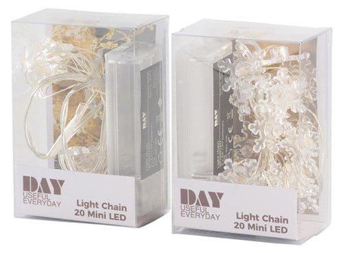 Ljósketa v/20 mini LED perum, t/battarí – Berglon