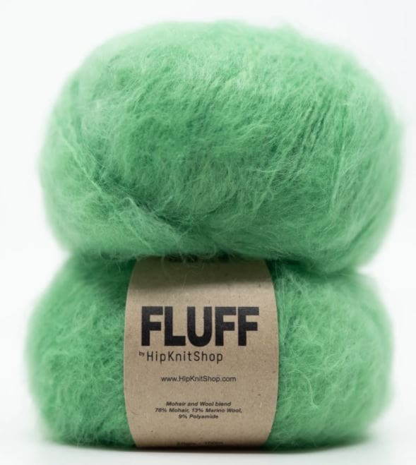 FLUFF Mohair – Jelly bean green – Berglon