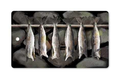 Smyrjifjøl – Ræstur fiskur 14,3×23,3cm – Berglon