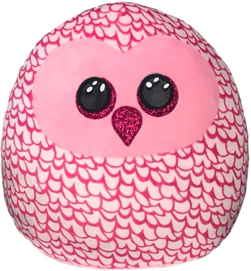 TY Squish a Boos PINKY – Ugla pink 35cm – Berglon