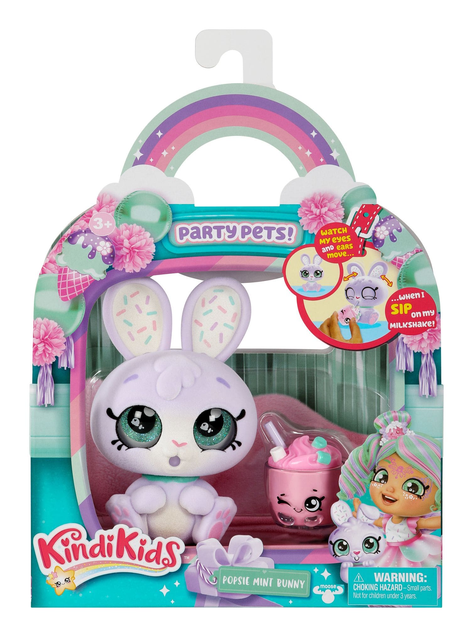 Kindi Kids Party Pets Series 8 Popsie Mint Bunny – Berglon