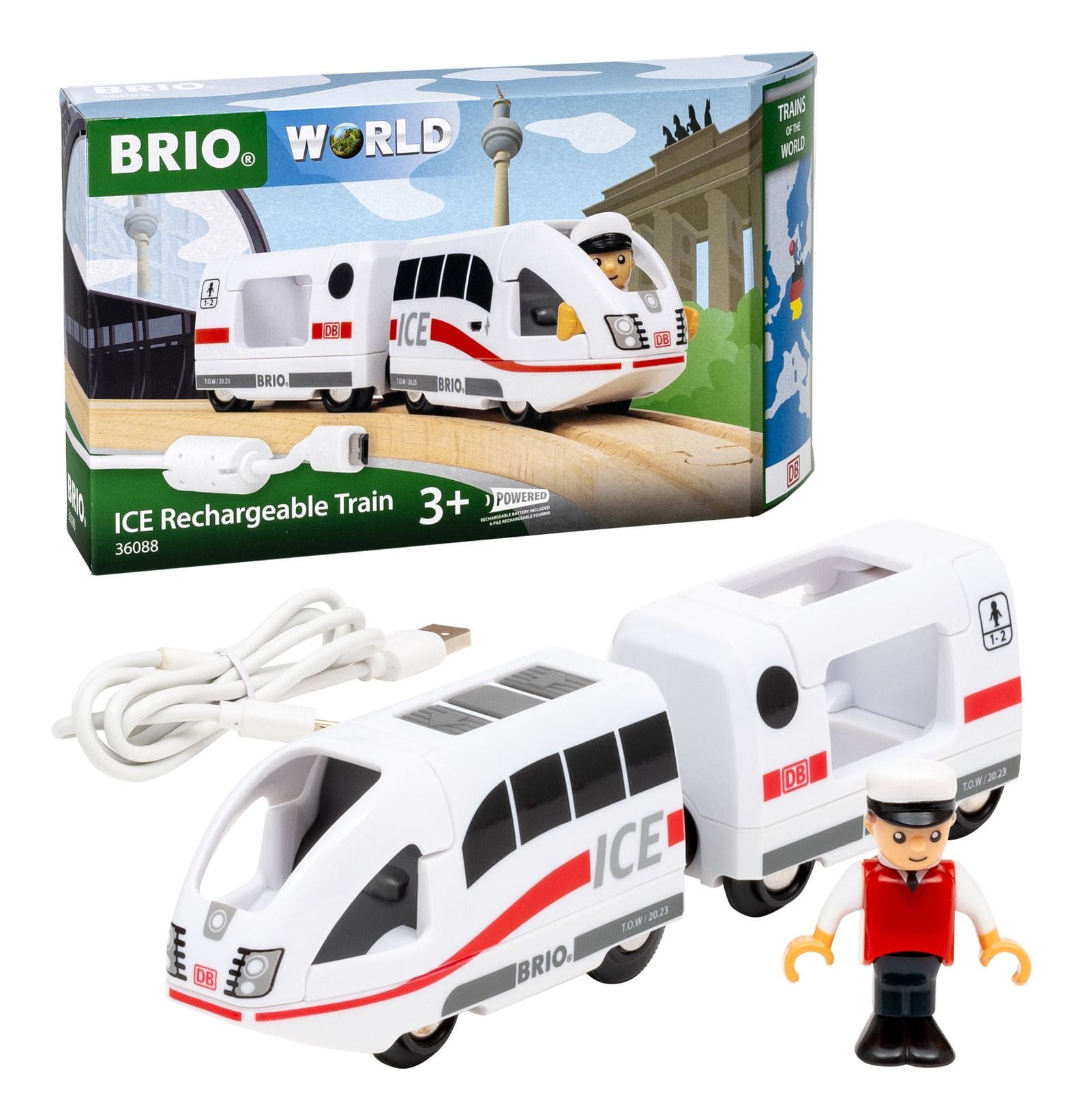 Brio Trains of the World ICE Rechargeable Trains – Berglon