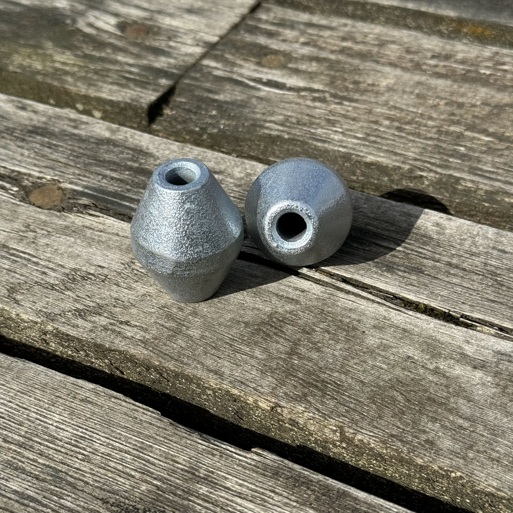 Lodd Stoypijarn: Sinker Cast iron 150g Galvanized – Berglon