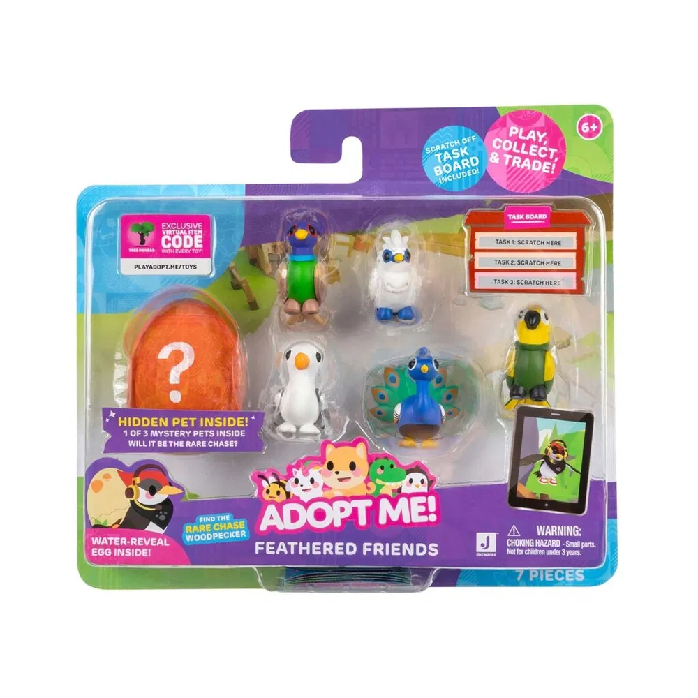 Adopt Me 6 Figure Pack – Feathered Friends – Berglon