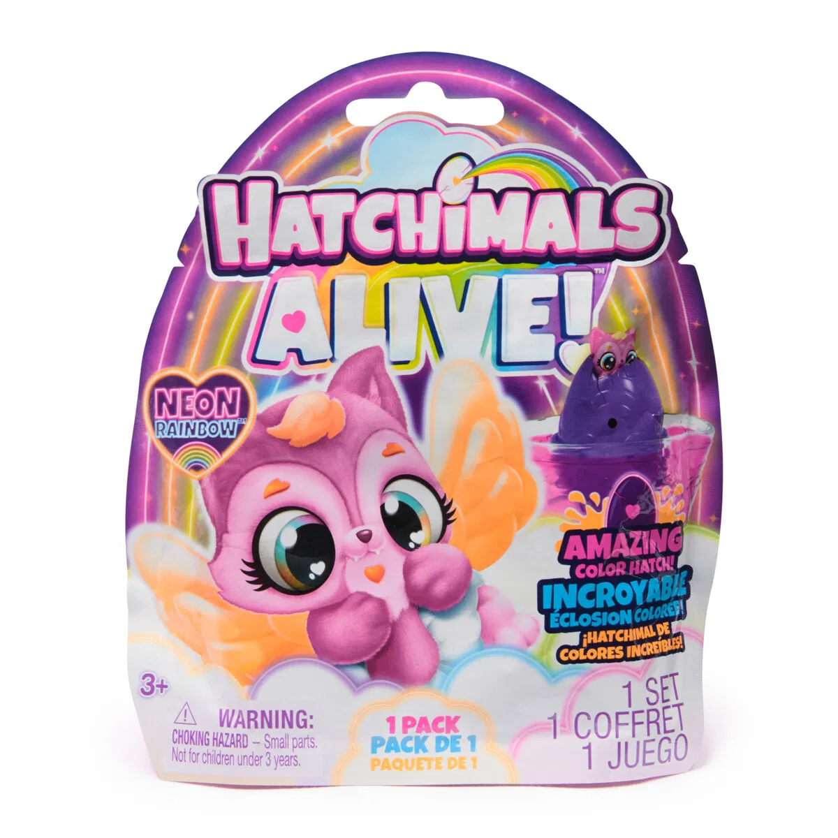 Hatchimals Alive Neon Rainbow 1 Pack Asst. – Berglon
