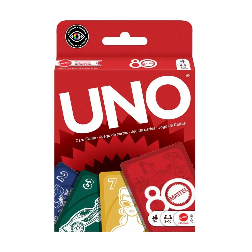 UNO Mattel 80th Ruby Red – Berglon